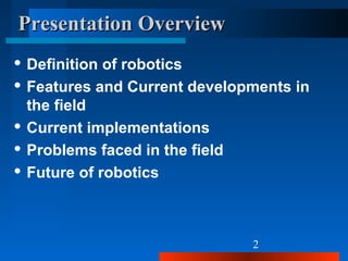 Robotics and ai | PPT