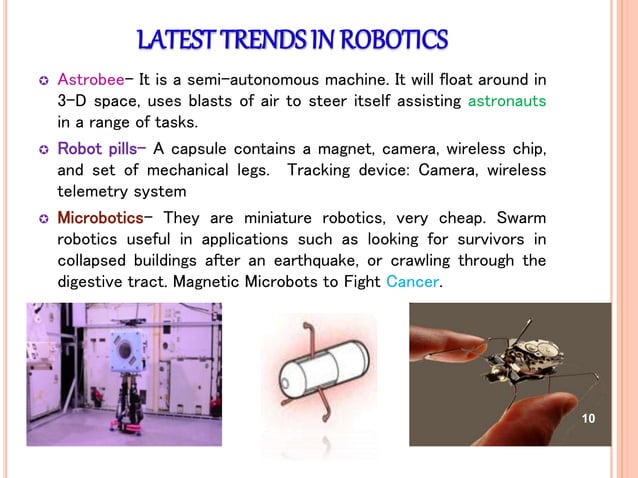 Robotics and automationppt | PPTX | Robotics | Technology & Computing