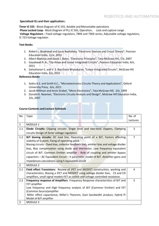 Robotics and automation rat 203 | PDF