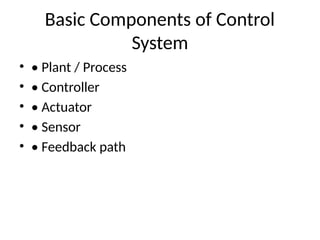 introduction of Robotics & Control Systems | PPTX