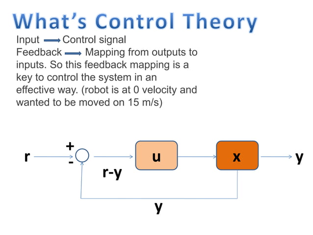 Robotics and control theory | PPTX | Robotics | Technology & Computing