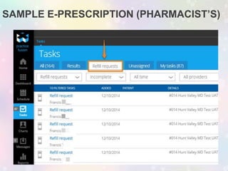 E-prescribing (electronic medical prescribing) | PPTX