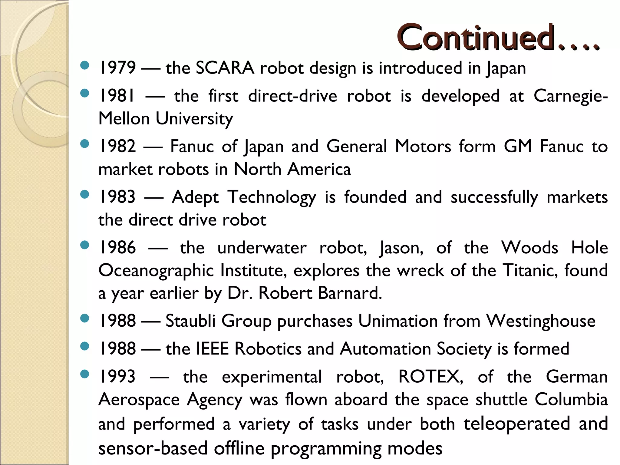 Robotics and machine vision system | PPT
