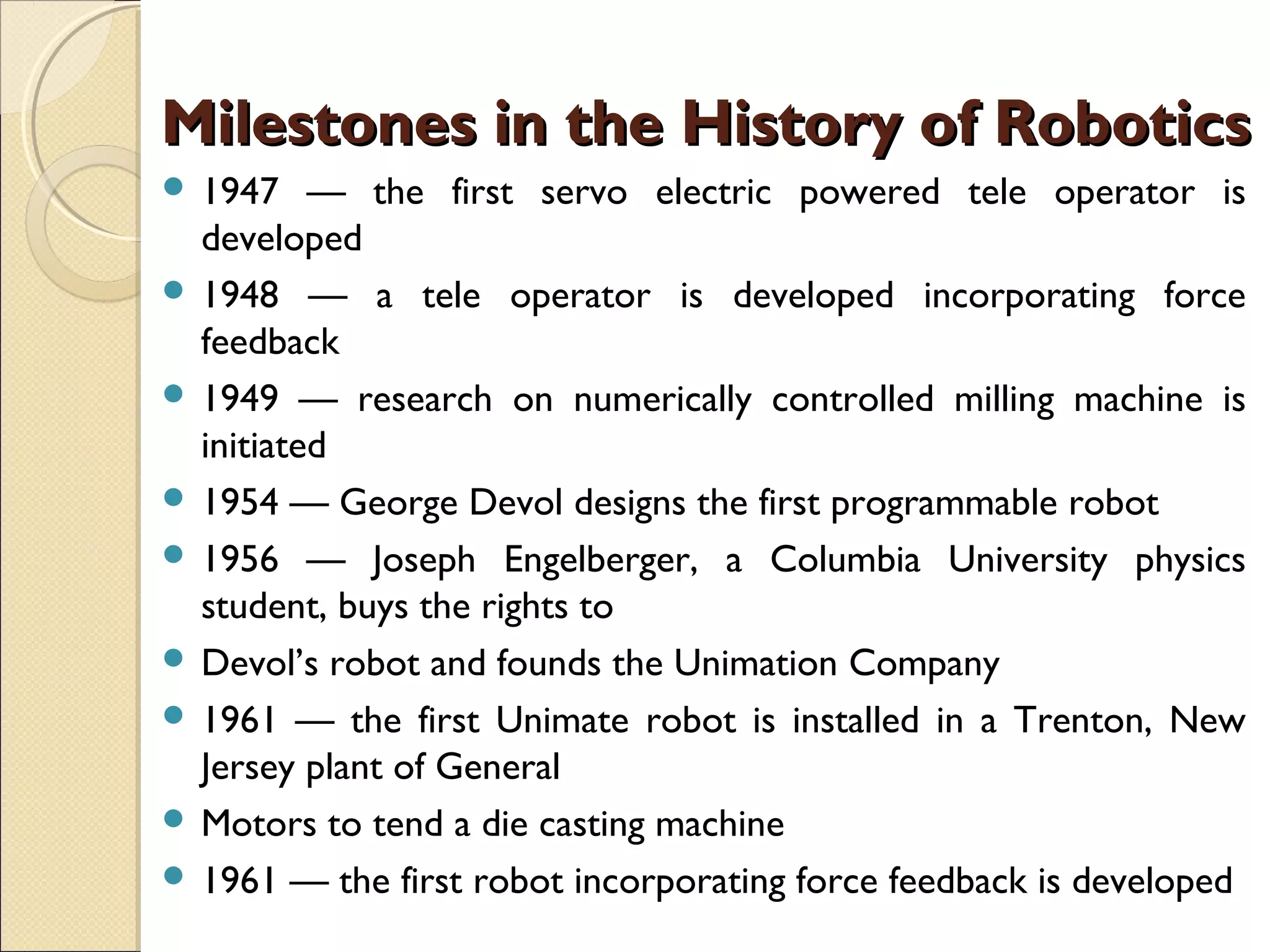 Robotics and machine vision system | PPT