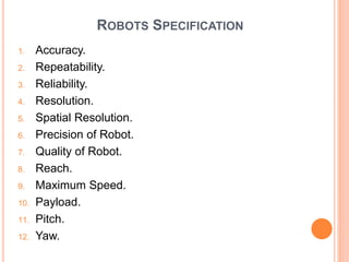 Robotics and motion control | PPTX