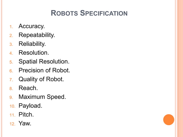 Robotics and motion control | PPTX