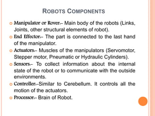 Robotics and motion control | PPTX