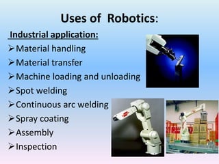 Robotics applications | PPTX