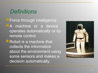 ROBOTICS APPLICATIONS Mecanical .ppt.ppt