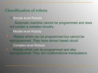 ROBOTICS APPLICATIONS Mecanical .ppt.ppt