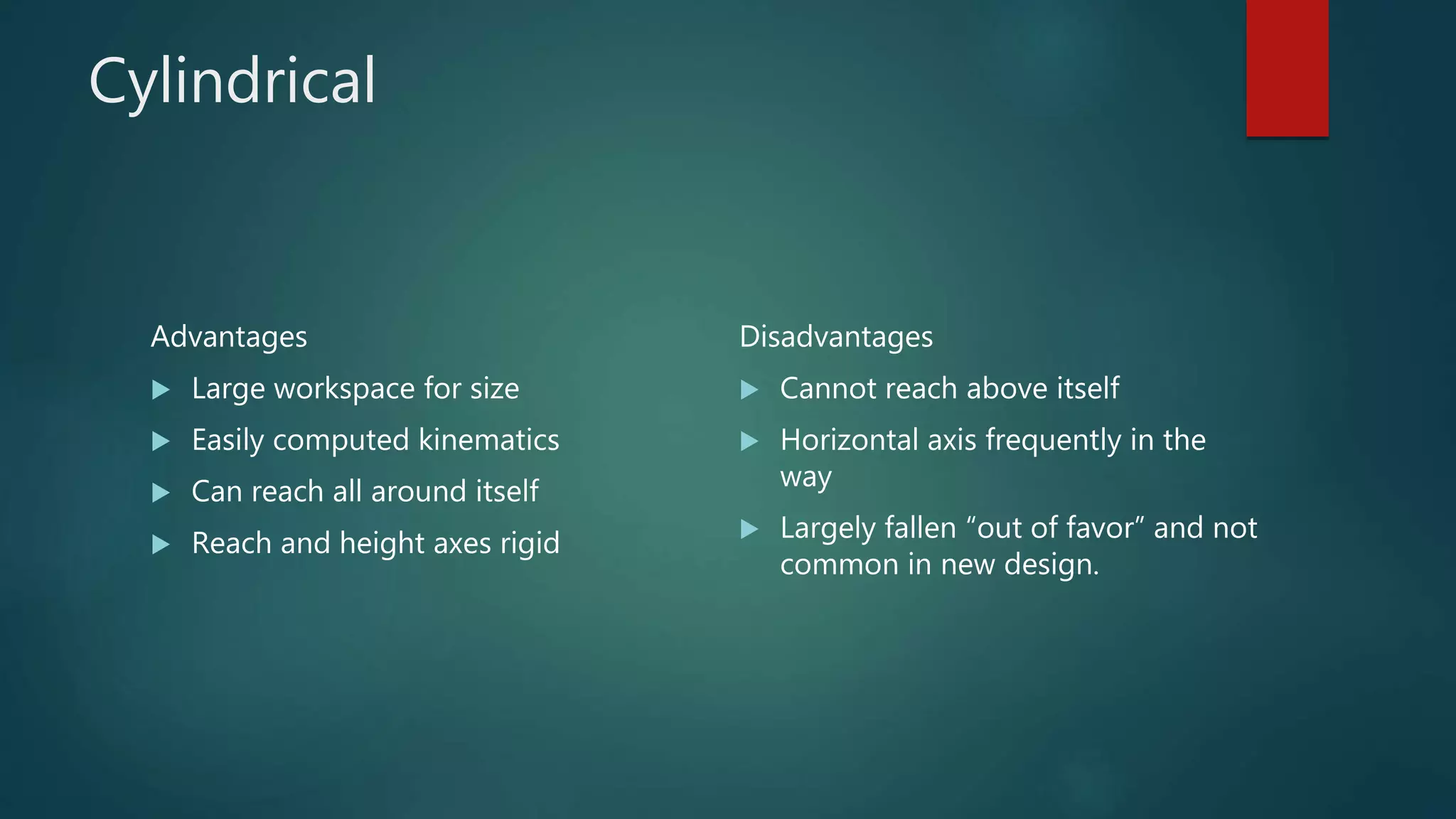 Robotics arm configurations | PPTX