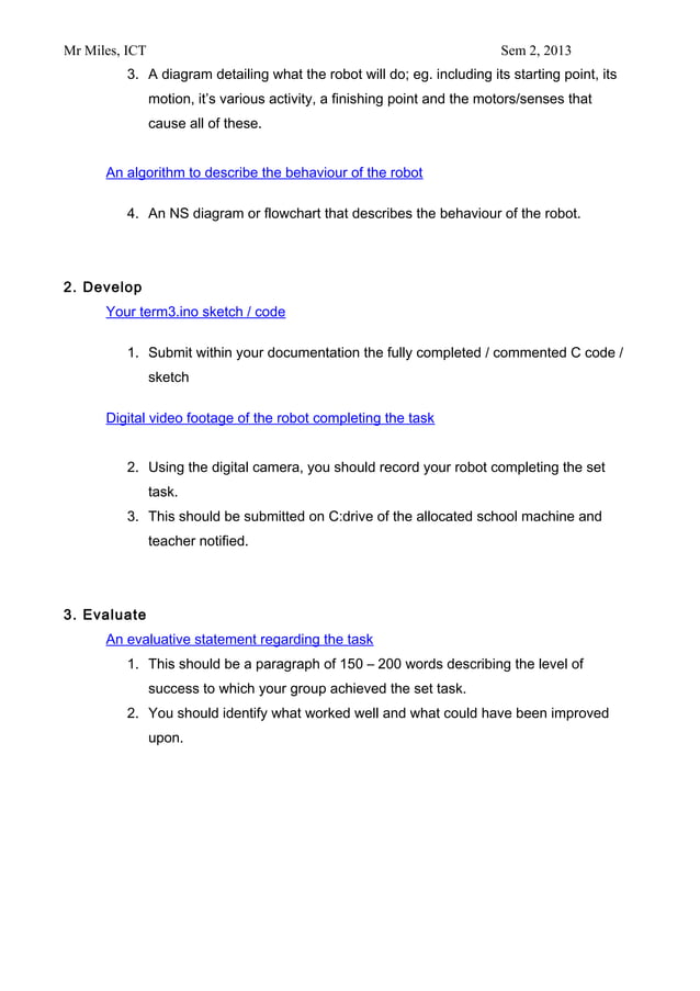 Robotics Assignment Doc Robotics Technology And Computing