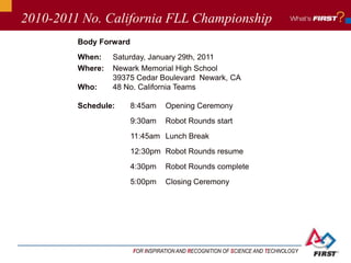 Robotics boot camp presentation | PPSX | Technology Industry | Industries