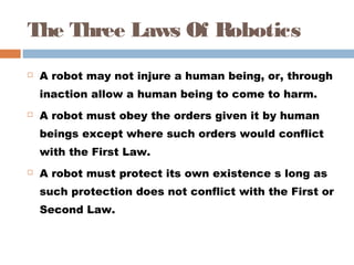 Robotics by sai m ani krishna | PPT