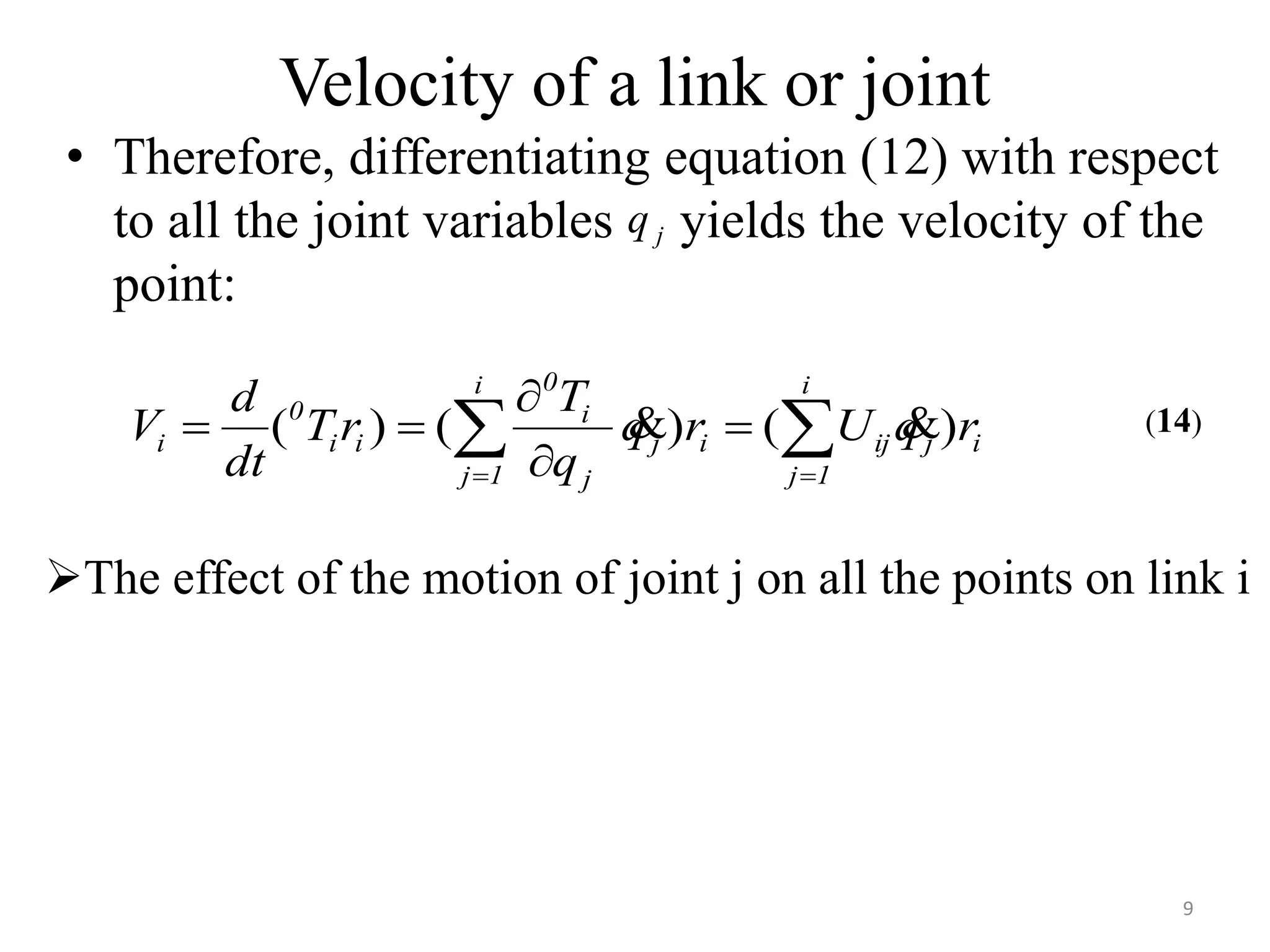 Robotics ch 4 robot dynamics | PPTX