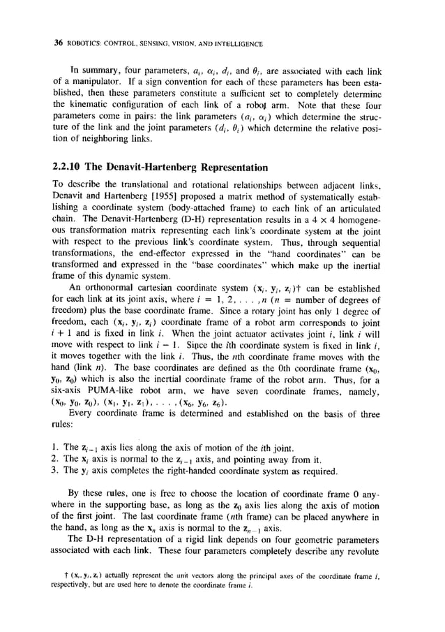 Robotics control, sensing, vision, and intelligence | PDF