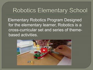 Robotics elementary school | PPT