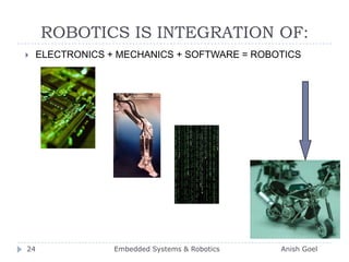 Robotics & Embedded Systems | PPTX
