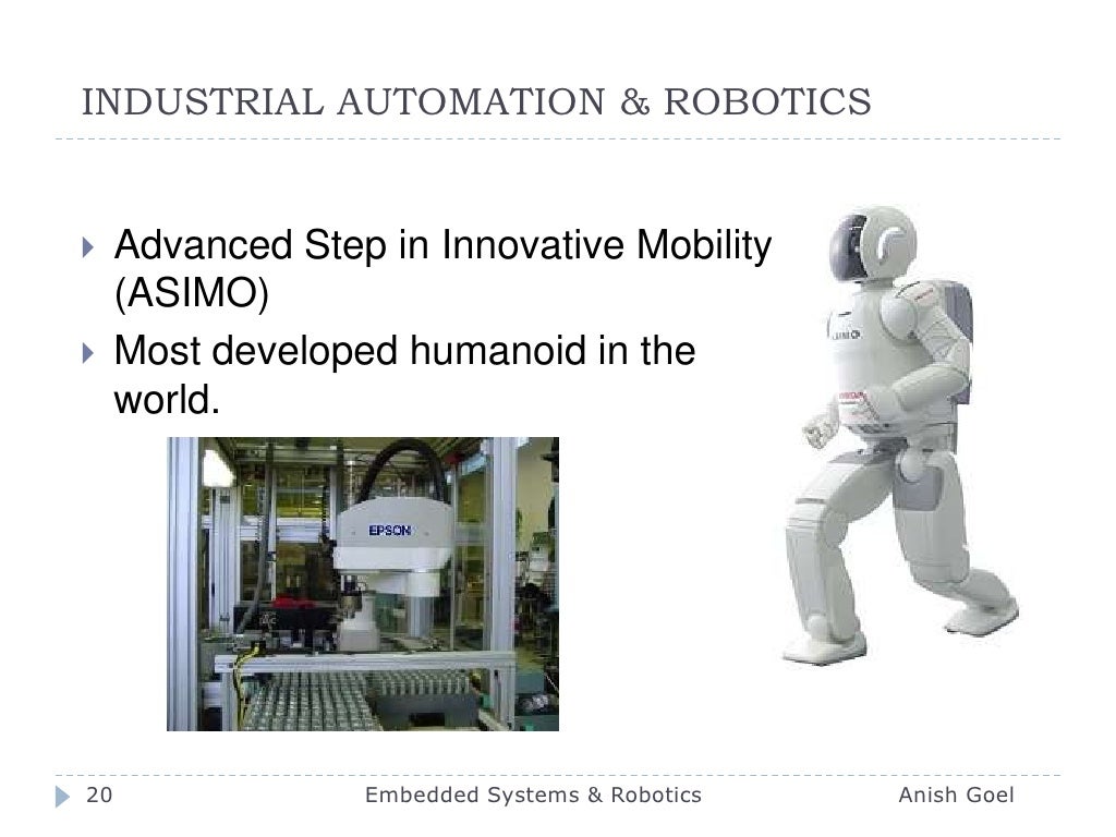 Robotics And Embedded Systems 