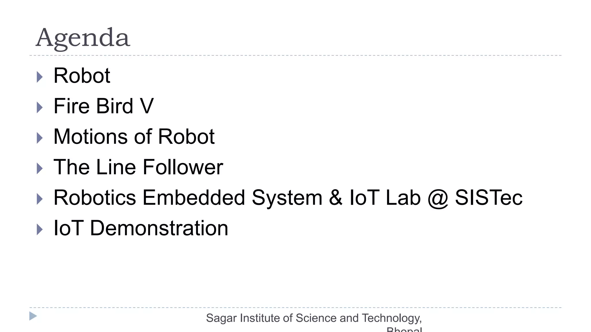 Line Follower Robot | PPTX