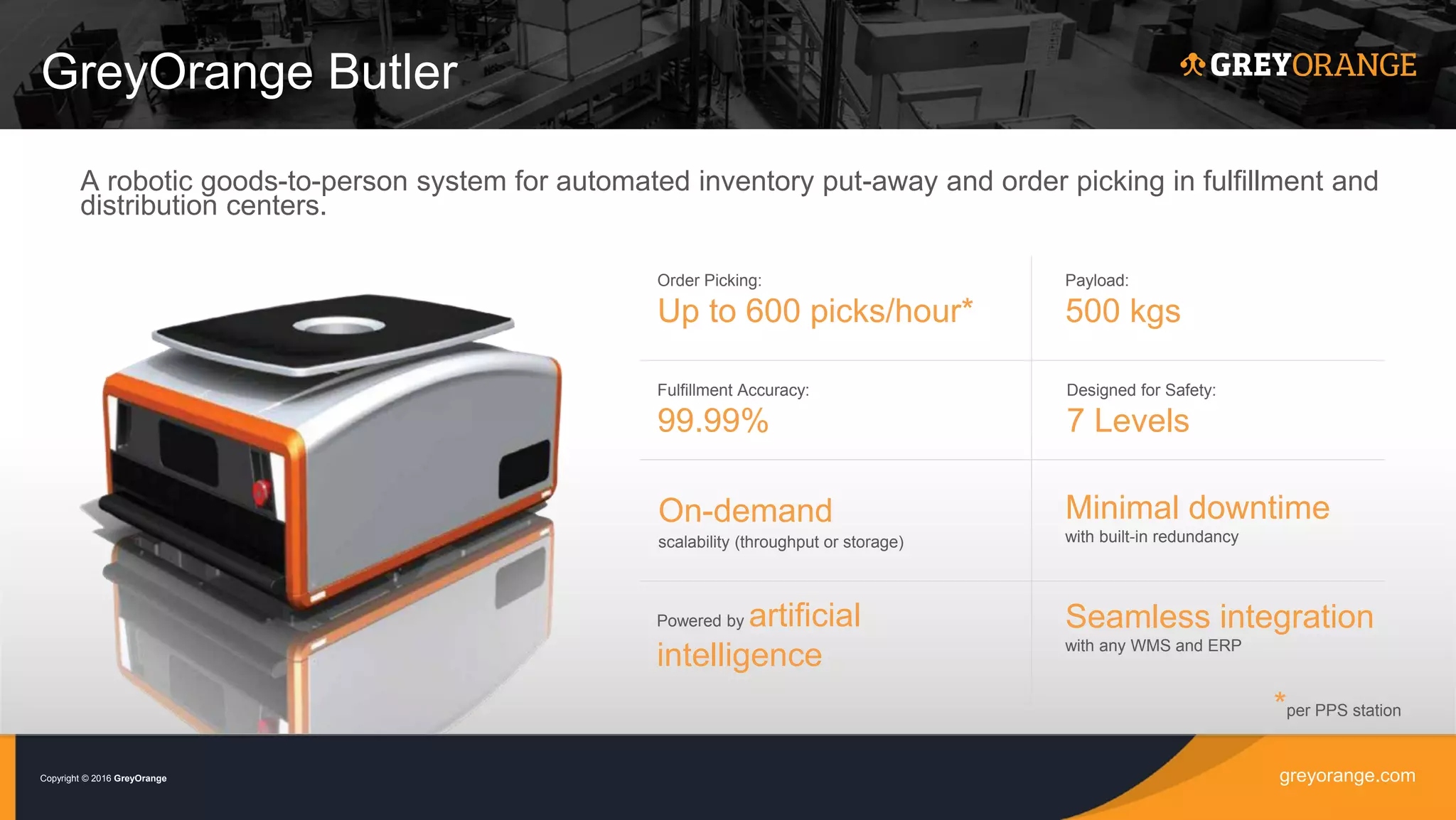 Robotics enabled next gen retail supply chain, grey orange | PDF