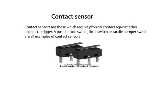 Robotic Sensors details internal and external | PPTX