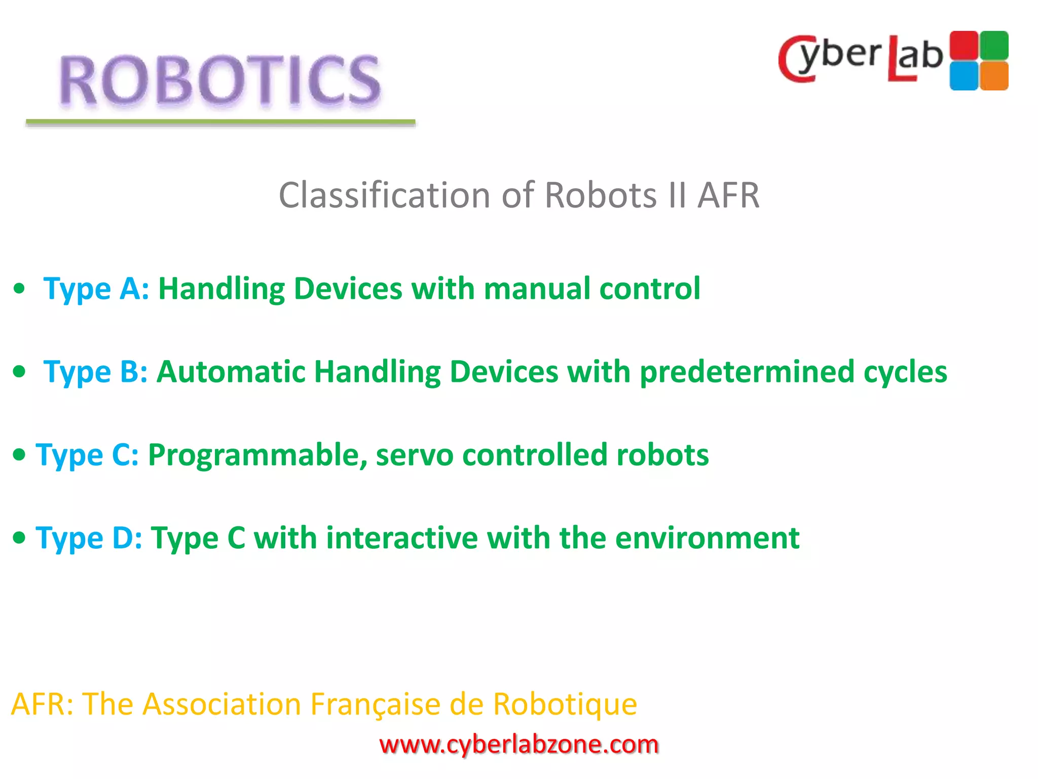 What is Robotics - Robotics Concept Explained for Kids | PPSX