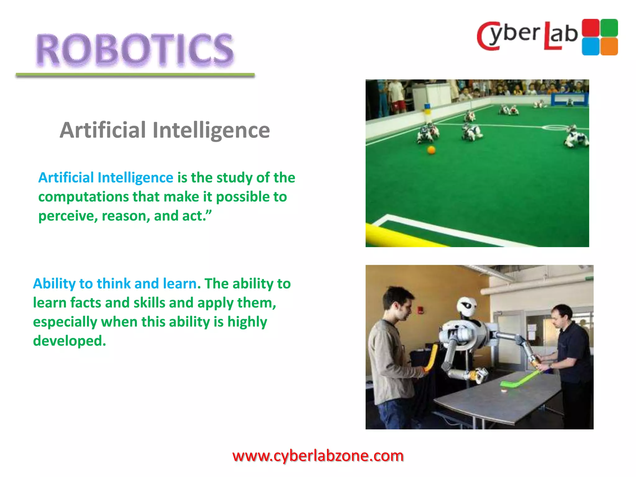 What is Robotics - Robotics Concept Explained for Kids | PPSX