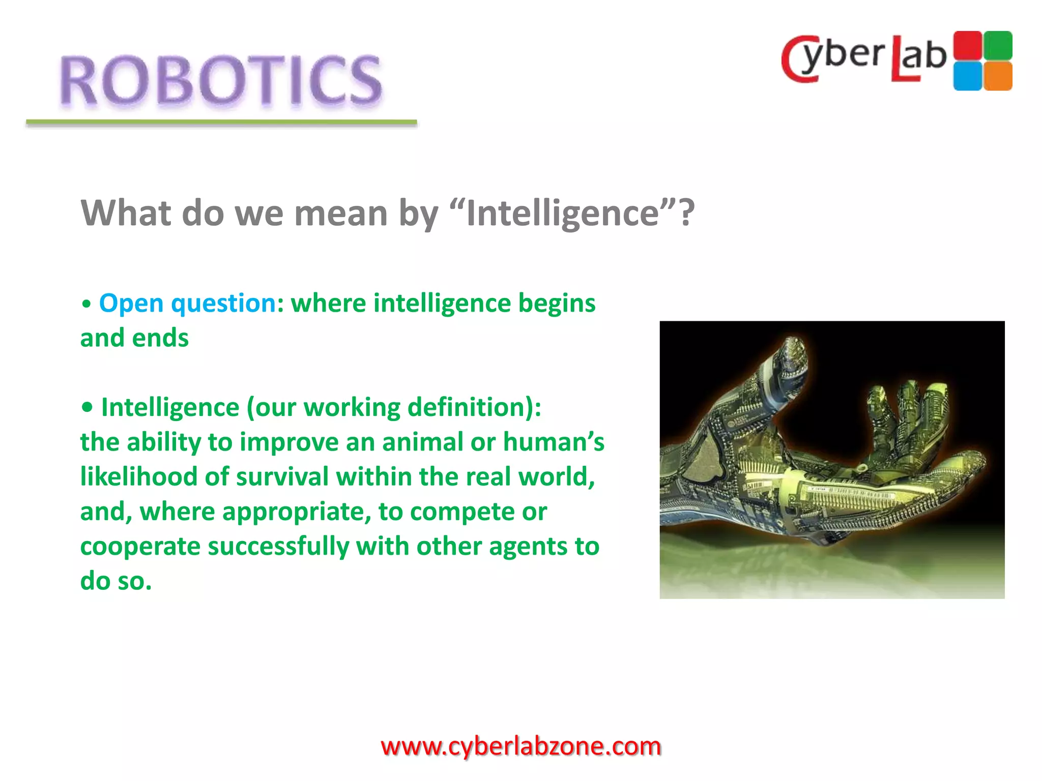 What is Robotics - Robotics Concept Explained for Kids | PPSX