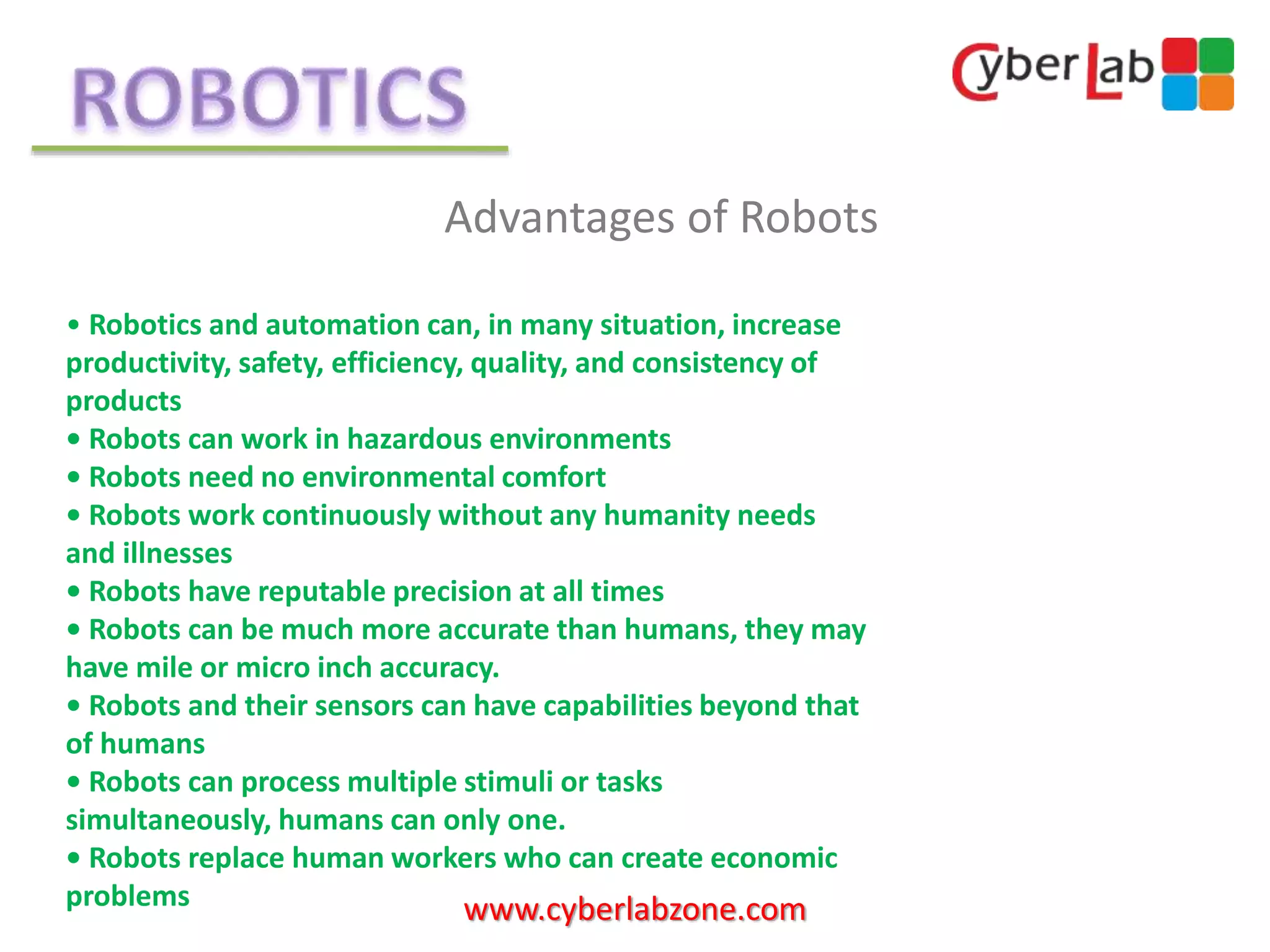 What is Robotics - Robotics Concept Explained for Kids | PPSX