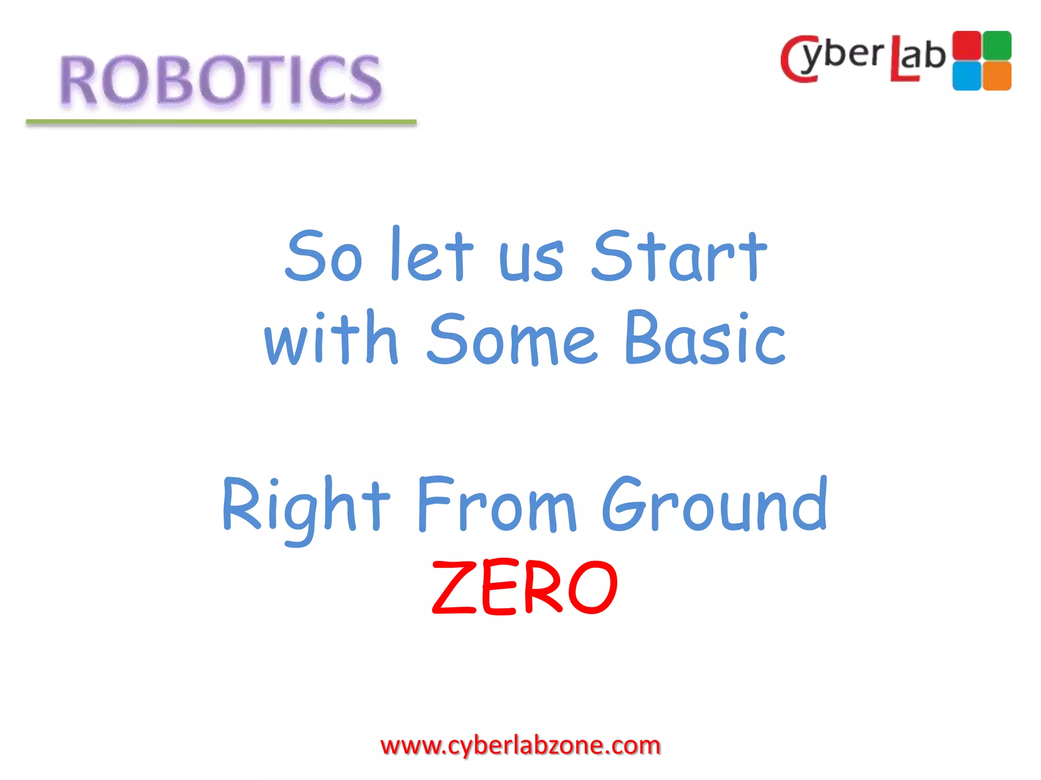 What is Robotics - Robotics Concept Explained for Kids | PPSX