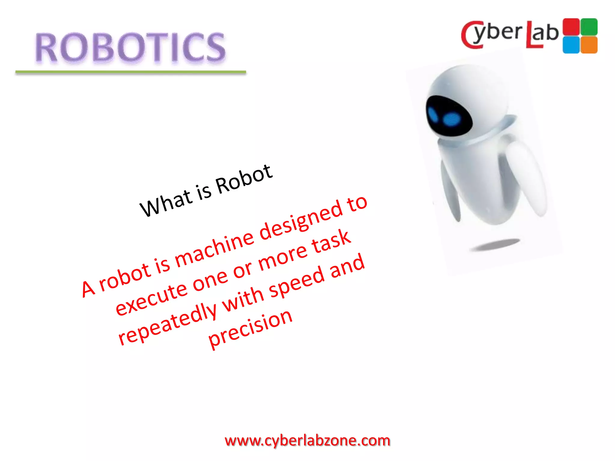What is Robotics - Robotics Concept Explained for Kids | PPSX
