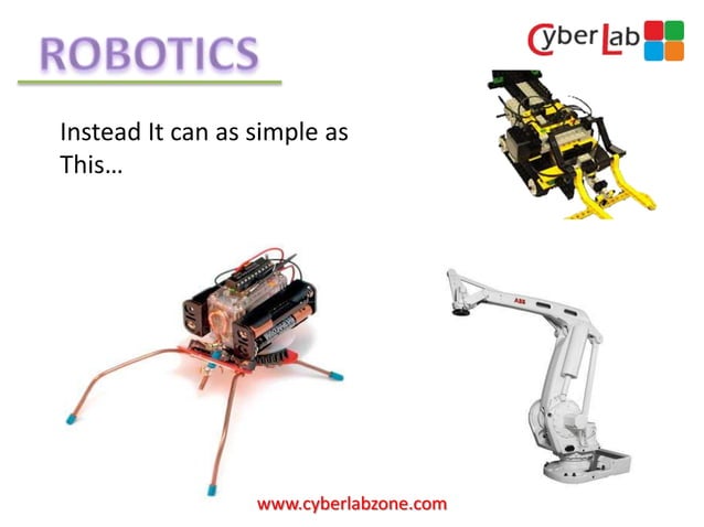 What is Robotics - Robotics Concept Explained for Kids | PPSX | Robotics | Technology & Computing