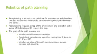 Robotics for Path Planning | PDF