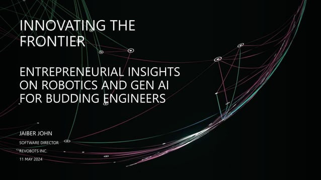 Convergence of Robotics and Gen AI offers excellent opportunities for ...