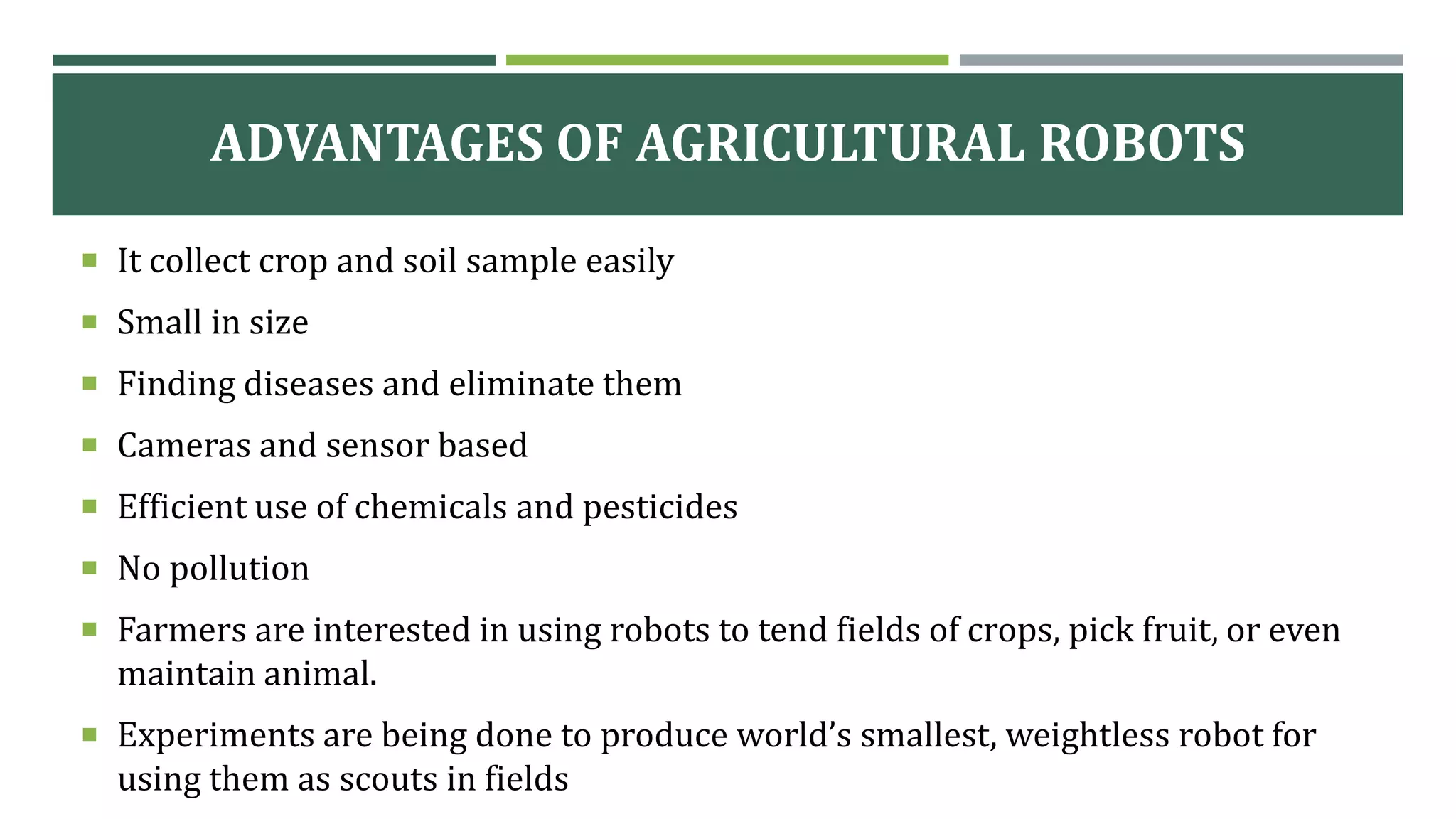 Robotics in agriculture kvg | PPTX