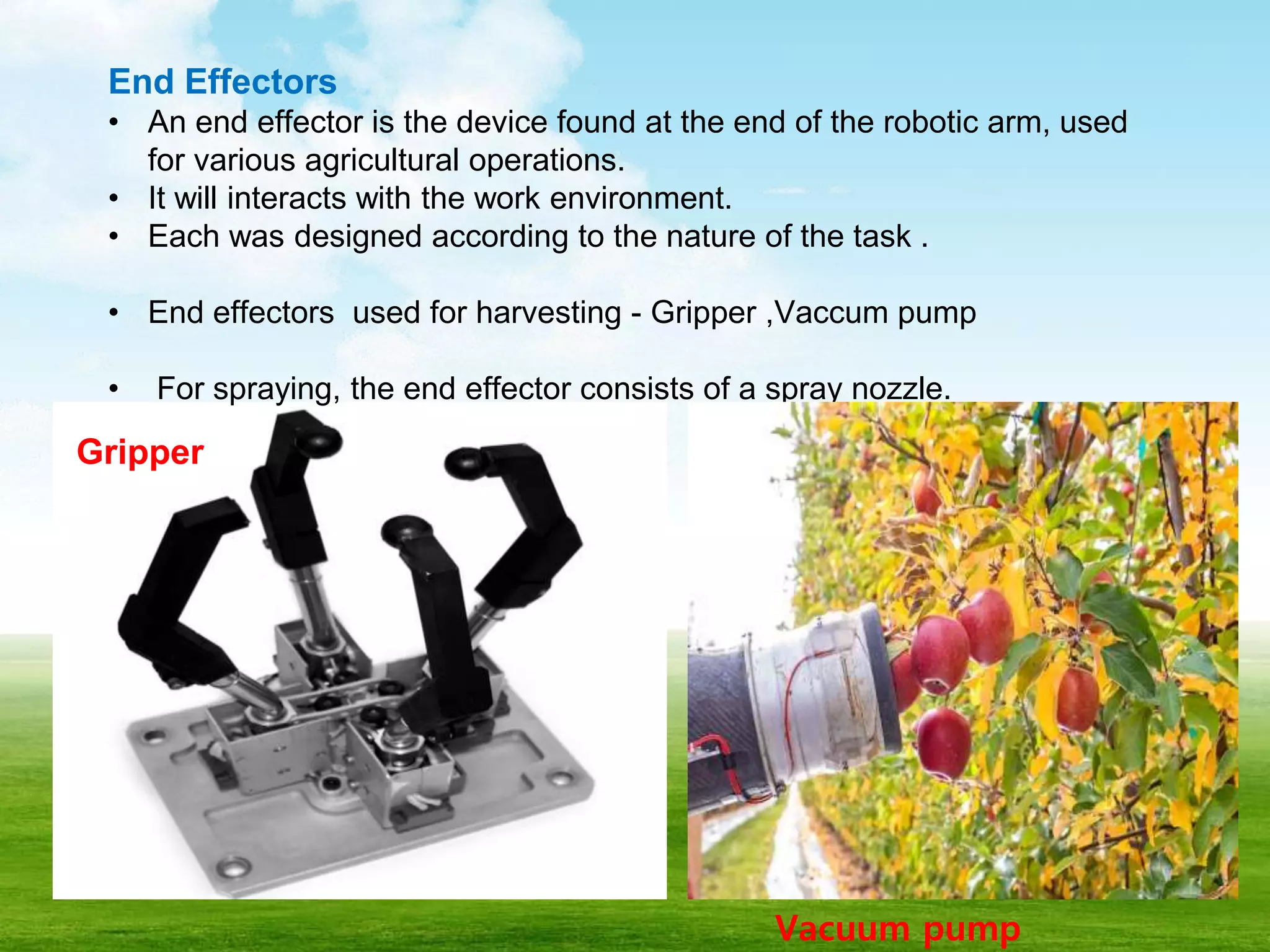 Pivot System and Robotics in Agriculture. | PPTX