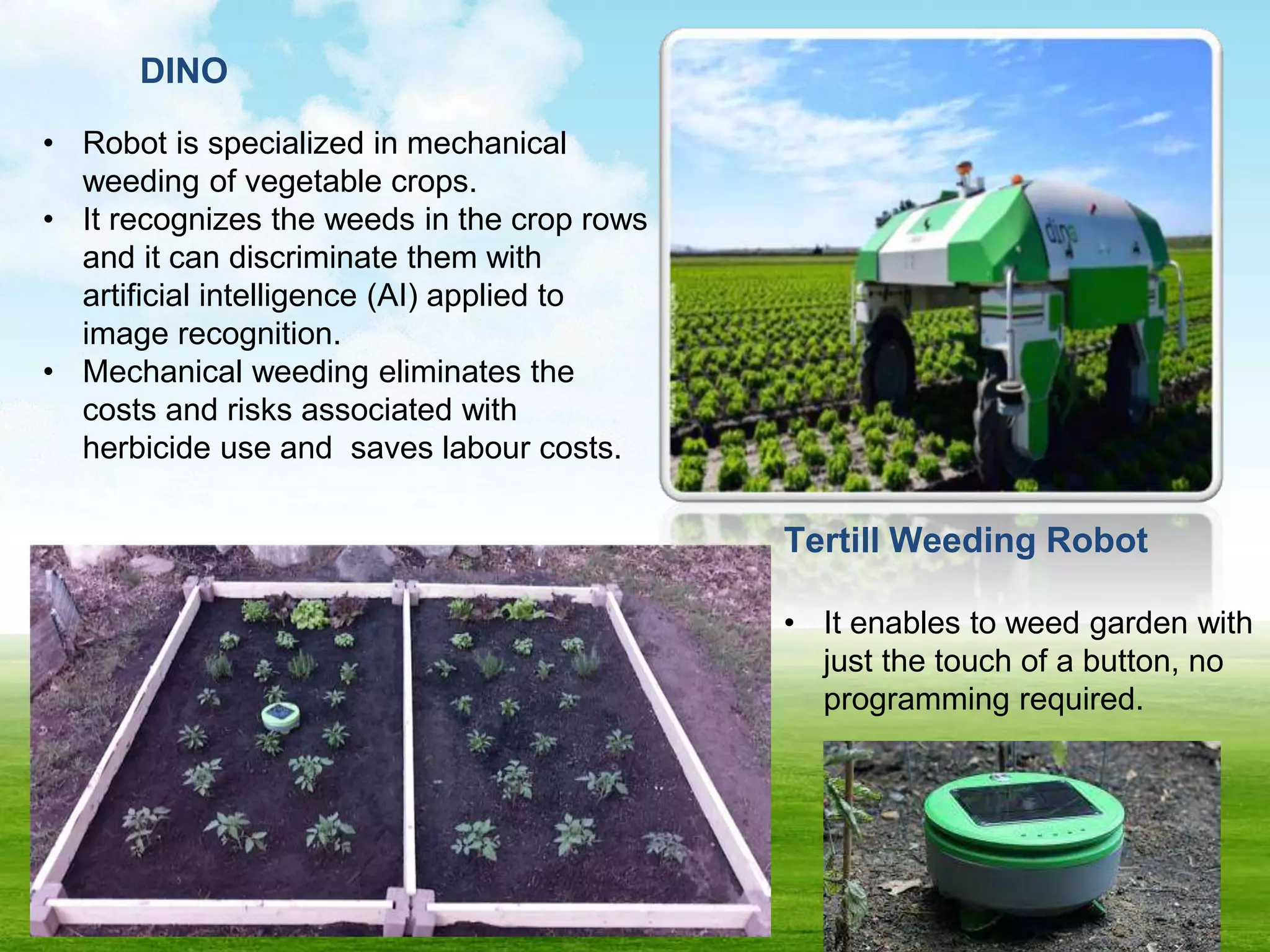 Pivot System and Robotics in Agriculture. | PPTX