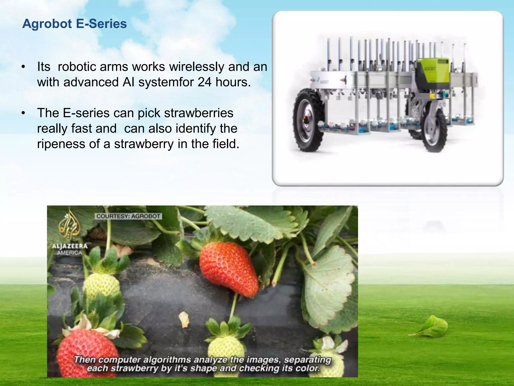 Pivot System and Robotics in Agriculture. | PPTX