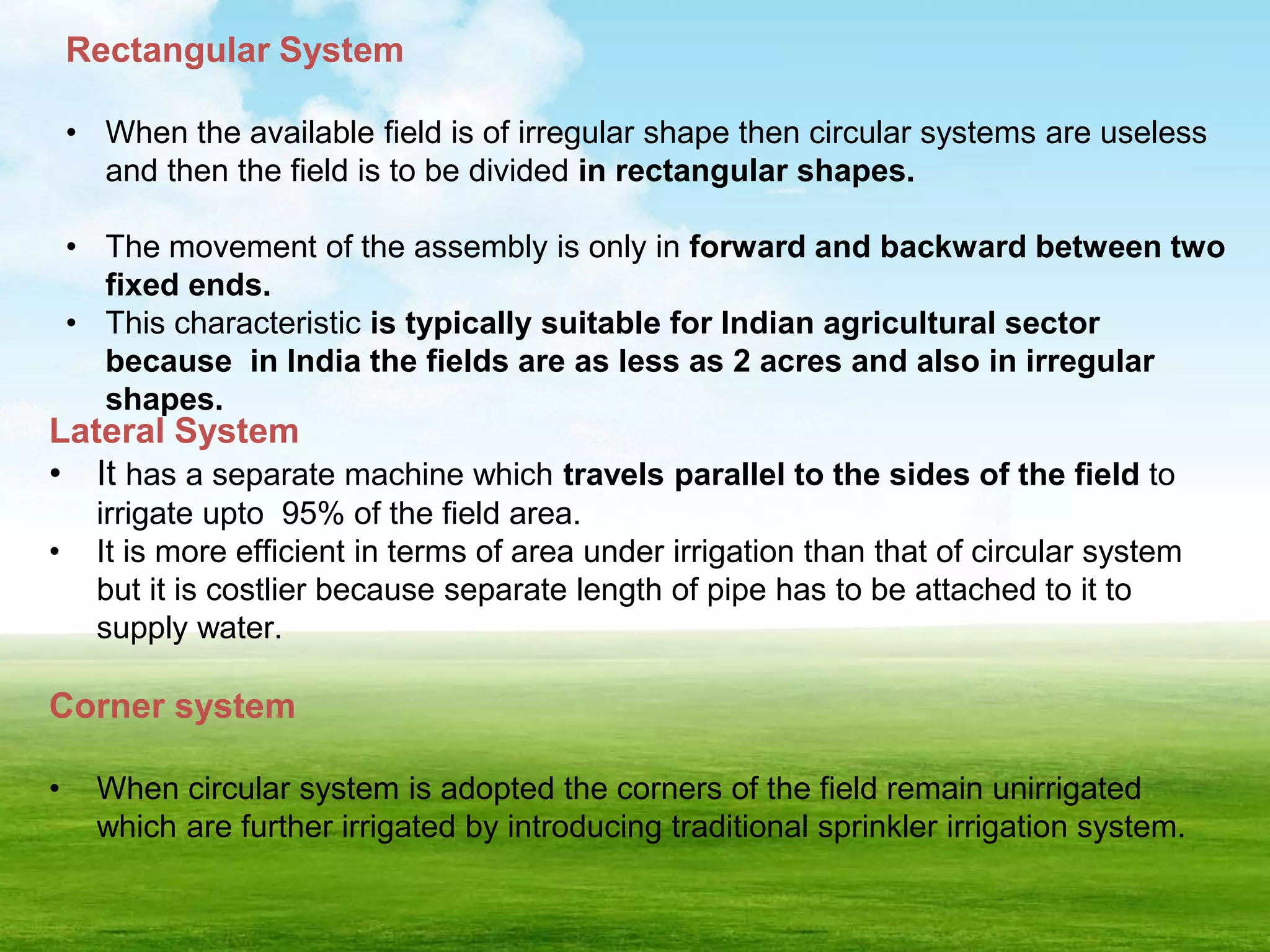 Pivot System and Robotics in Agriculture. | PPTX | Agriculture | Industries