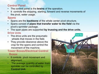Pivot System and Robotics in Agriculture. | PPTX | Agriculture | Industries