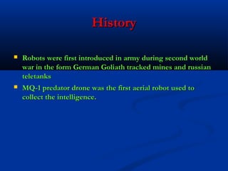 Roboticsin army | PPT