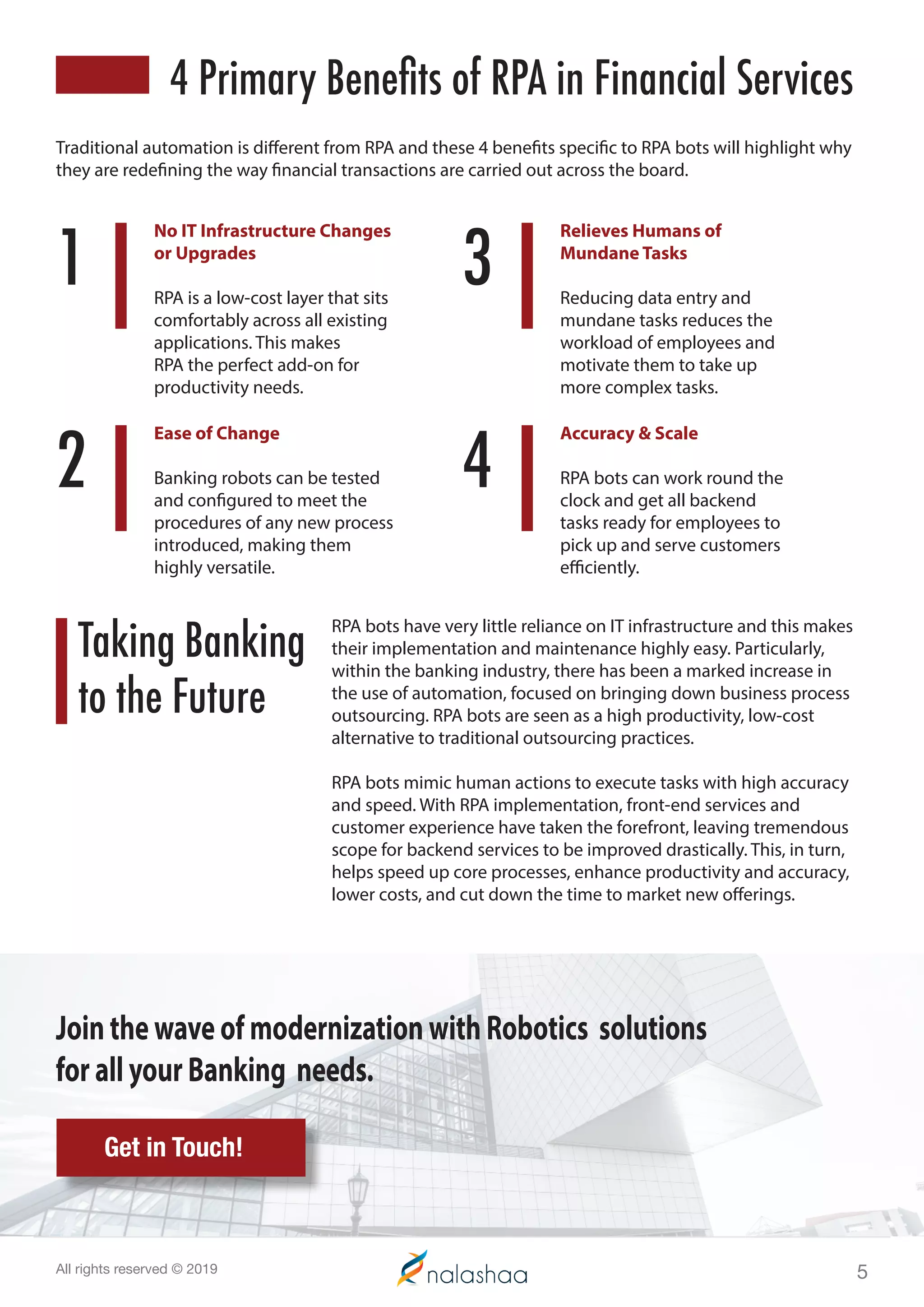 Robotics in Banking | PDF