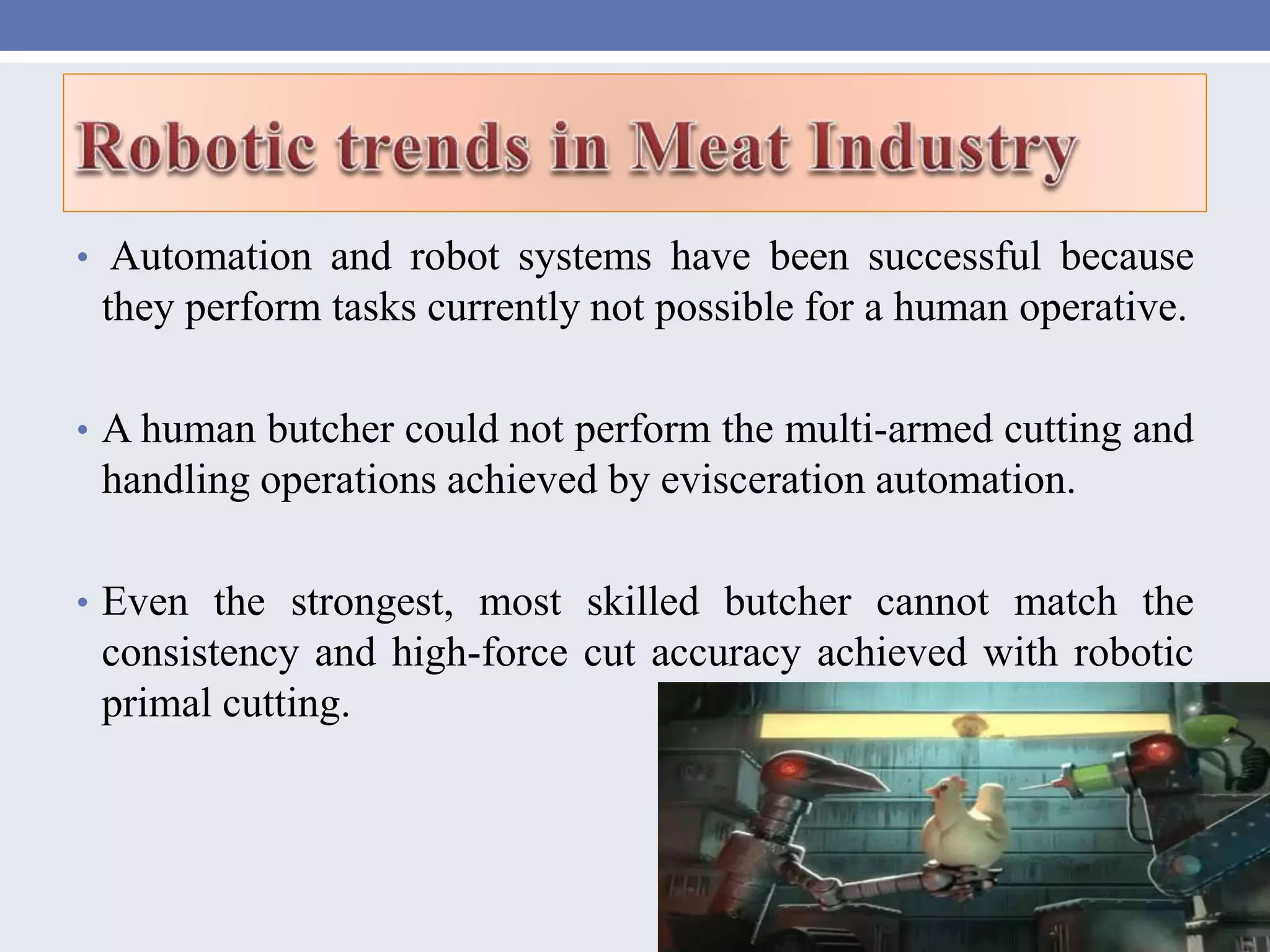 Robotics in food processing | PPTX