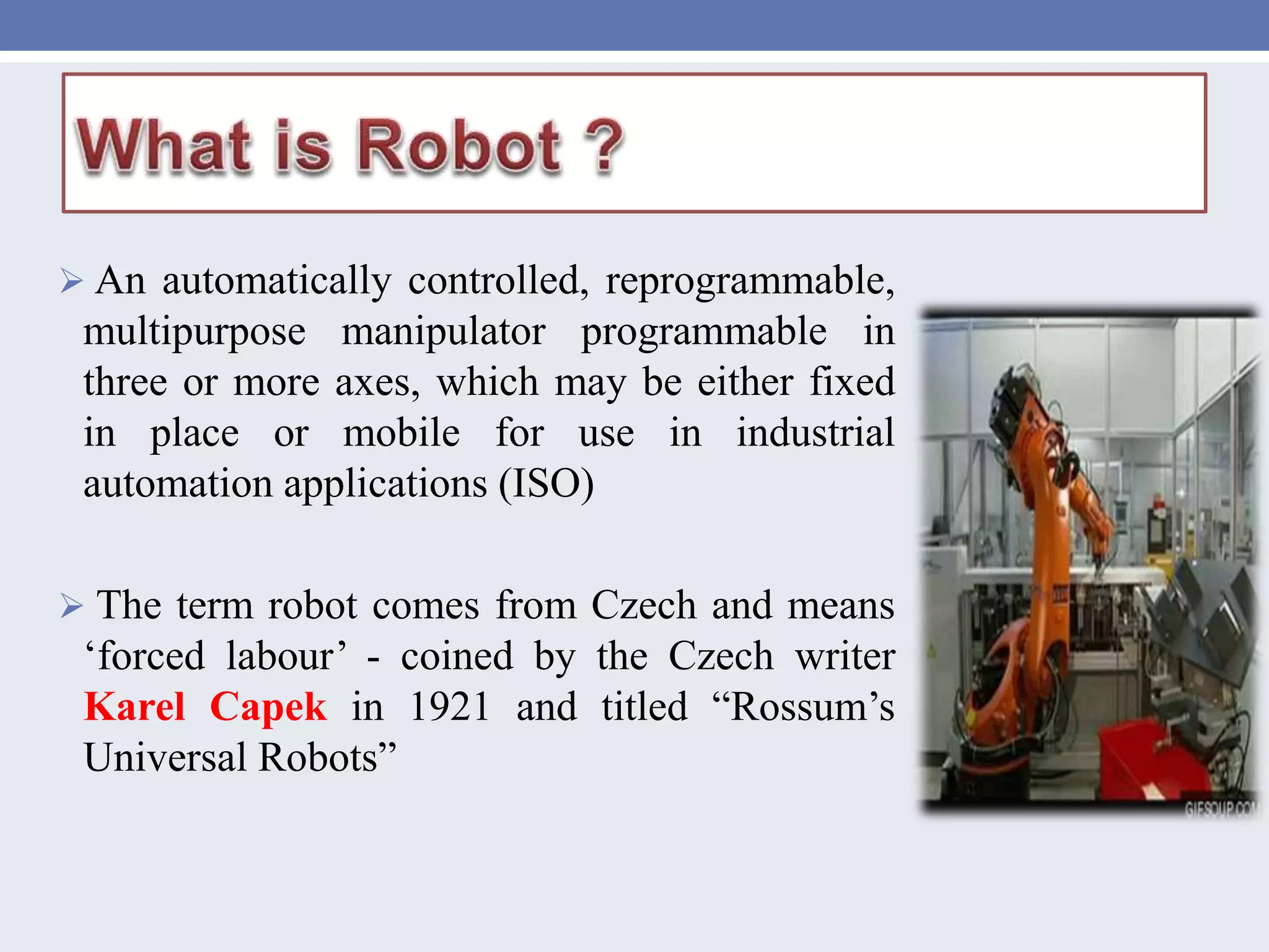 Robotics in food processing | PPTX