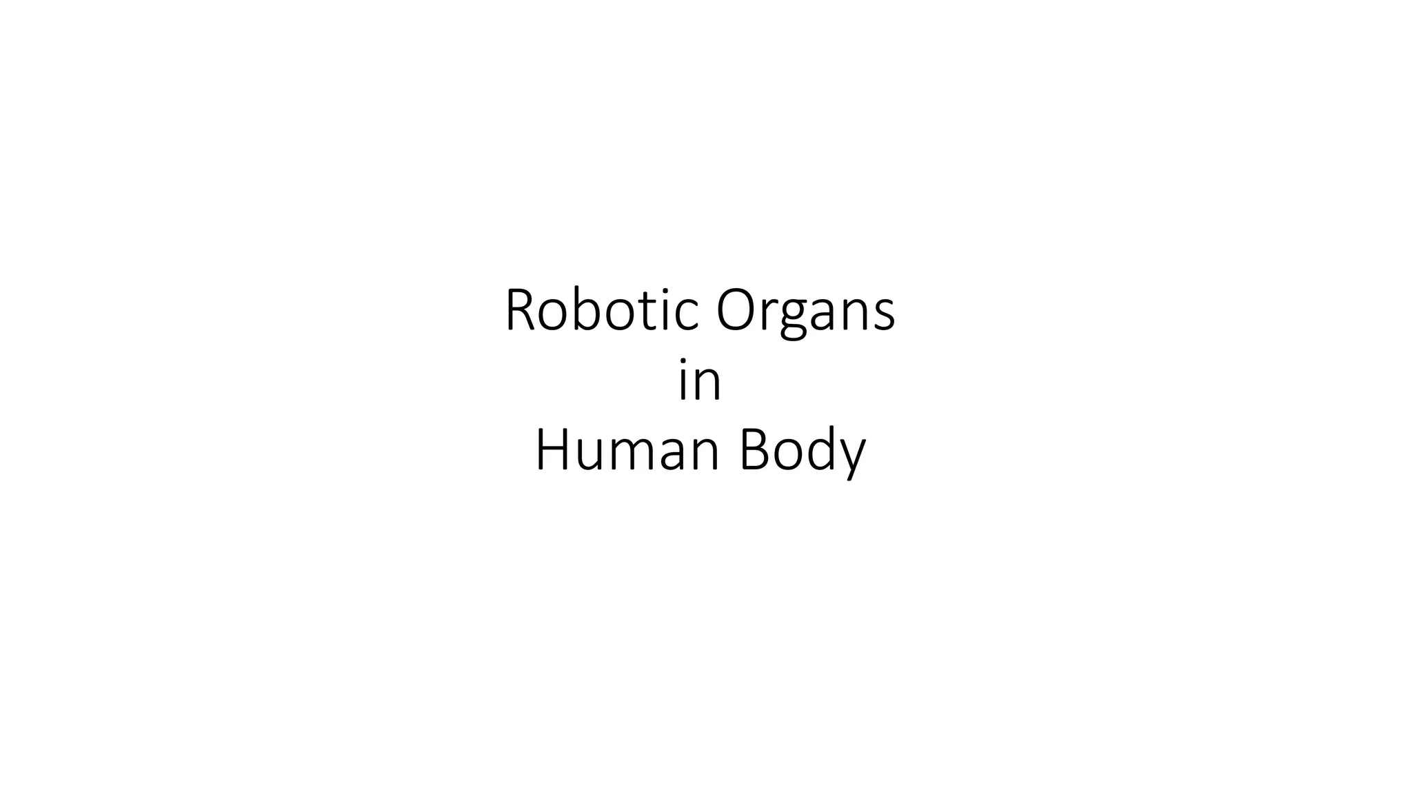 Robotics in medical | PPTX