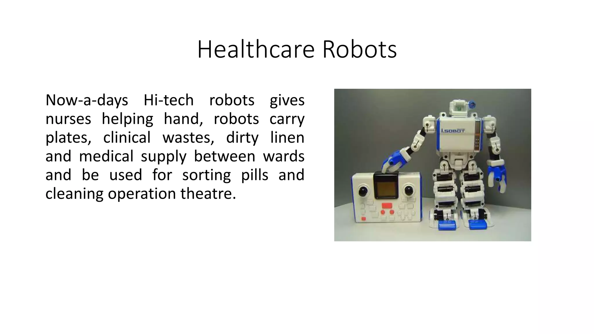 Robotics in medical | PPTX