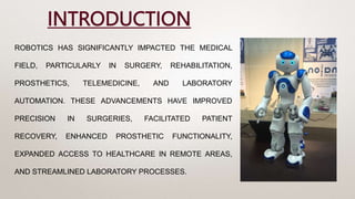 ROBOTICS IN MEDICAL FIELD seminar topic.pptx