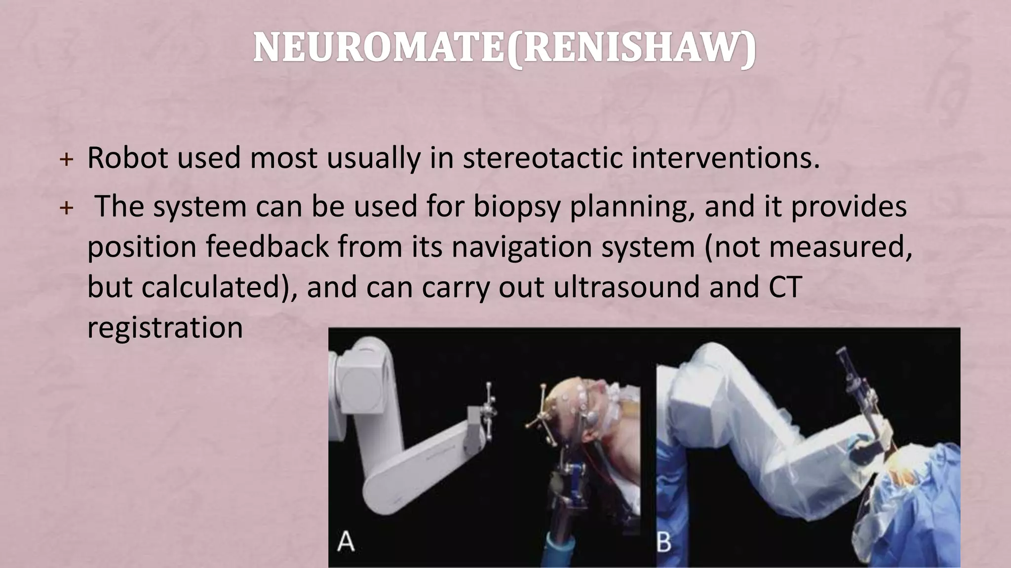 Robotics in neurosurgery | PPTX