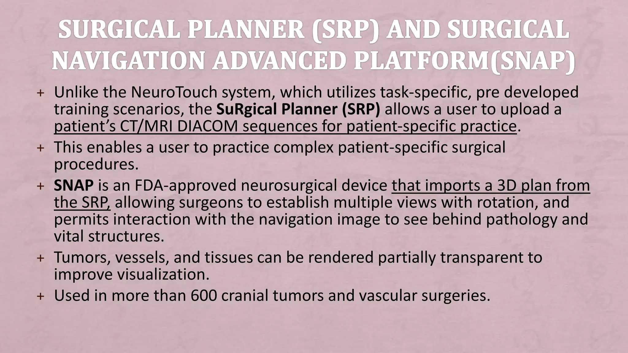 Robotics in neurosurgery | PPTX
